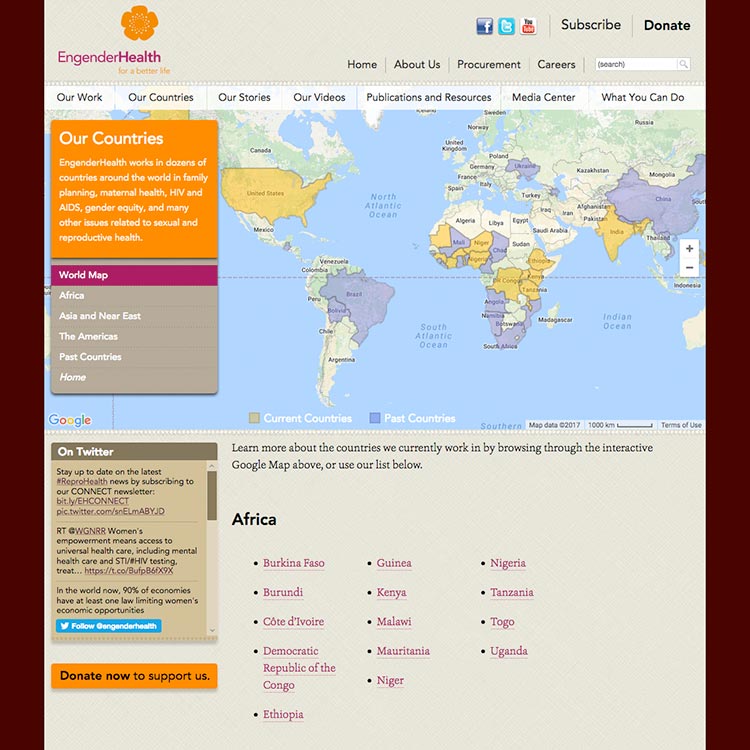 EngenderHealth | Digital & Interactive by Tor de Vries